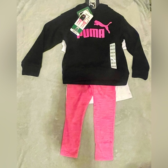 Puma | Matching Sets | Nwt Girls Puma 3piece Set | Poshmark